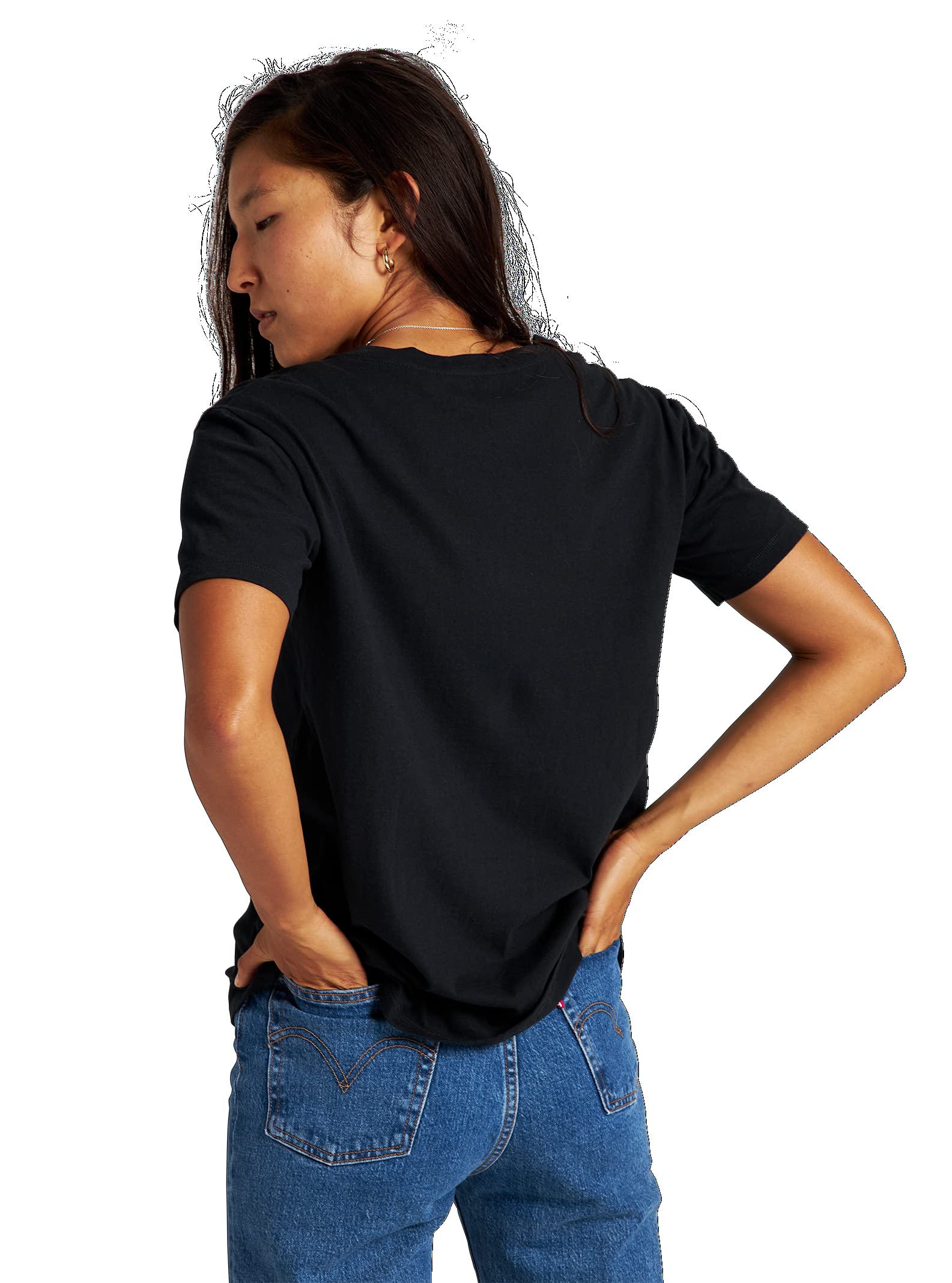 Burton Women's Standard Vault Short Sleeve Tee, True Black, X-Large