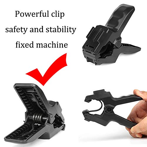 Gopro Accessories, Adjustable gooseneck Jaws Flex Fixture Bracket Compatible with GoPro Hero 11/10/9/8/ 7, Fusion, Hero (2018), 6, 5, 4, Session, 3 +, 3, 2, 1, Xiaomi Easy,DJI Osmo Camera