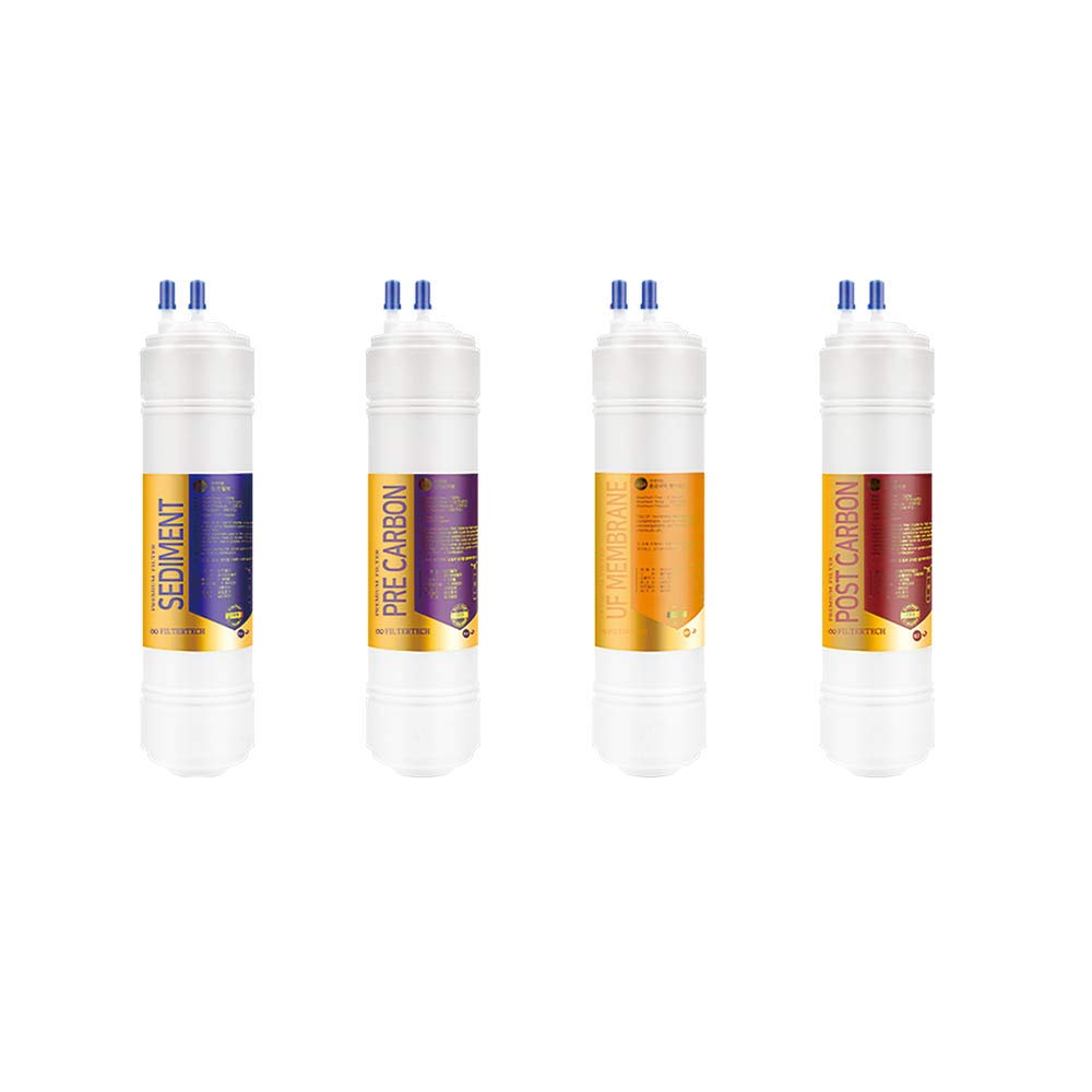 4EA Premium Replacement Water Filter Set for GMS : 707T (UF)/969CHT I (UF)/969CHB - 1 micron
