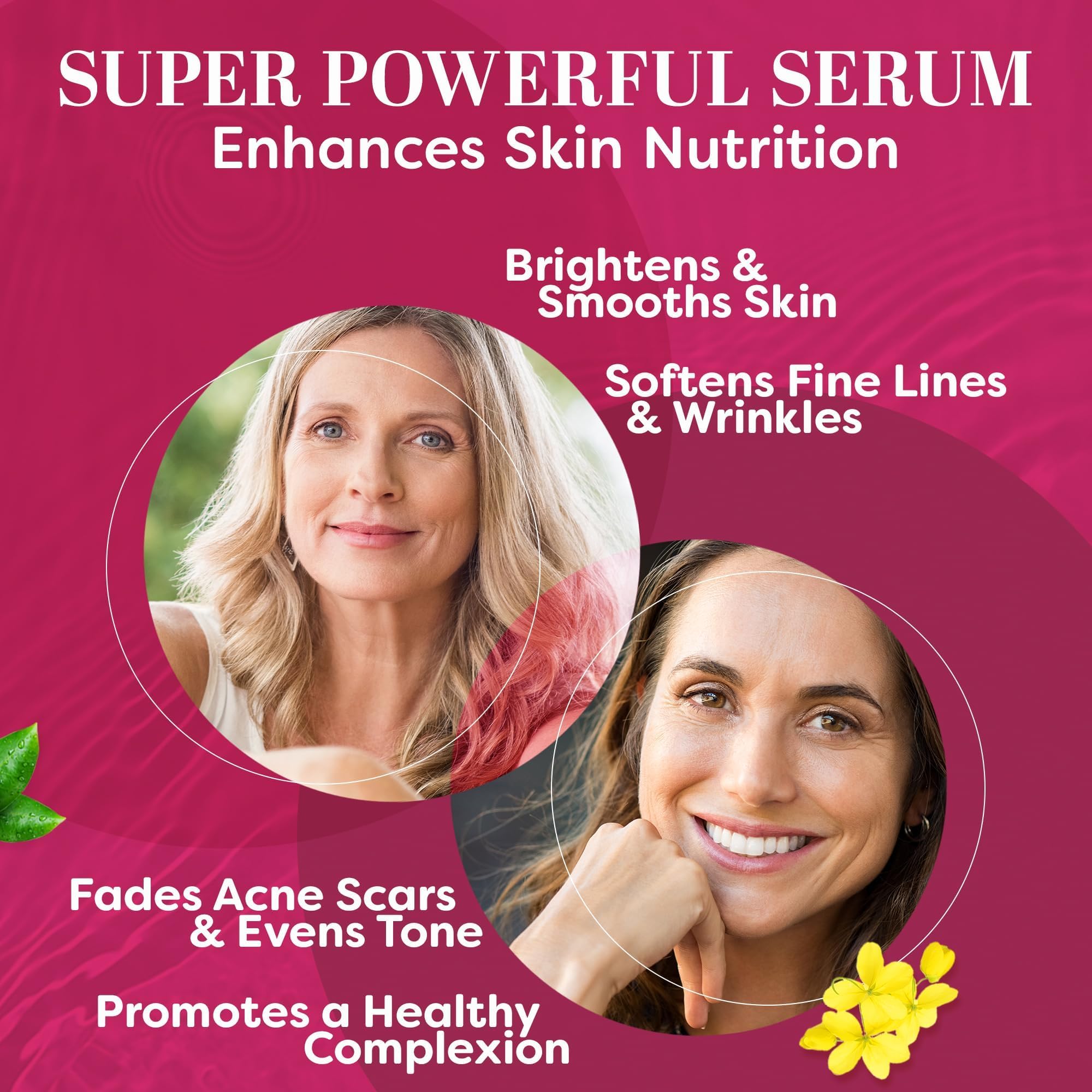 TruSkin Super C Duo with Vitamin C Plus Super Serum 1 fl oz & Vitamin C Brightening Moisturizer 2 fl oz β Anti Aging Skin Care Gift Set for Bright, Smooth, Firmer-Looking Skin