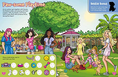 Barbie Dreamhouse Seek-and-Find Adventure: 100% Officially Licensed by Mattel, Sticker & Activity Book for Kids Ages 4 to 8