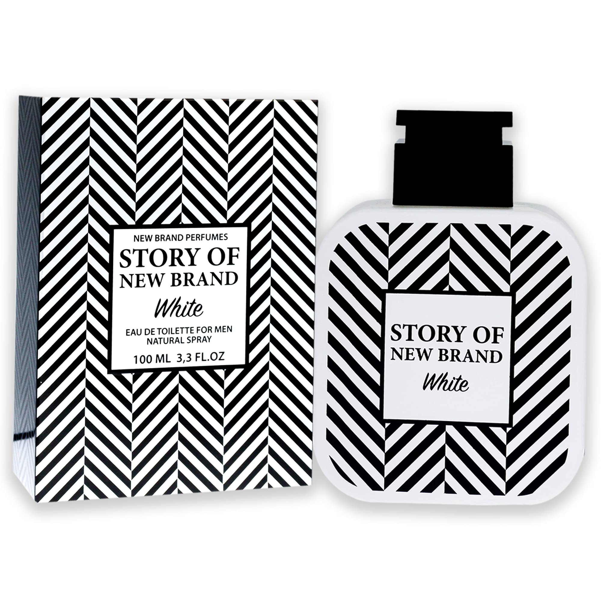 New Brand Perfumes Story Of New Brand White Men 3.3 oz EDT Spray