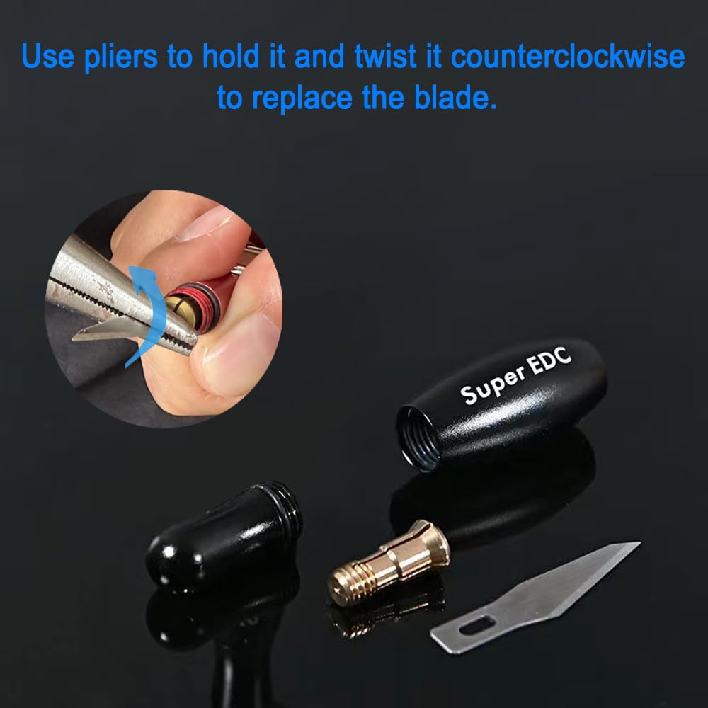 Blinture Package Cutter Opener, Box Cutter, Utility Knife Keychain Accessories, Bowling Keychain Knife, Gift for Men&Women