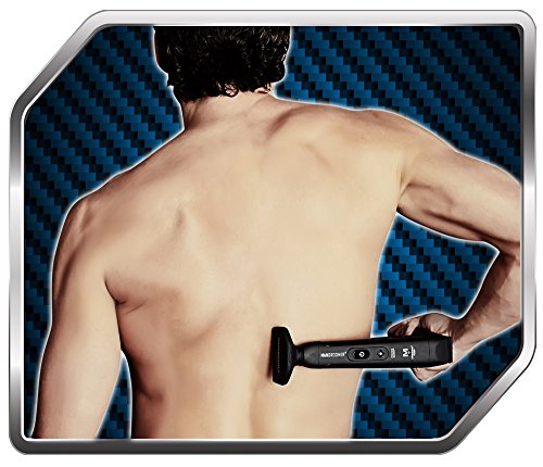 MANGROOMER Lithium Max Plus+ Back Hair Shaver (New 7th Generation) Complete Attachment Head With Shock Absorber Neck & New 50% wider Blade Design