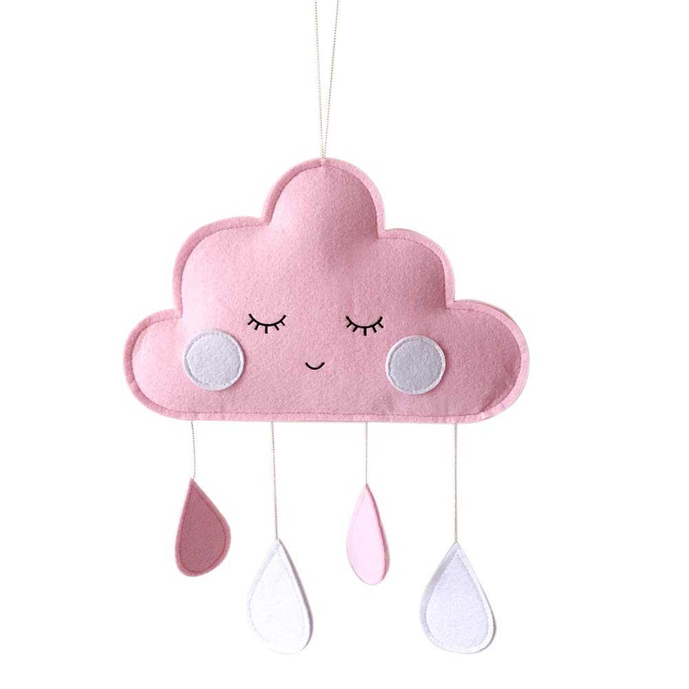 Maritown Raindrop Cloud Ceiling Mobile Hanging Garland Decorations Baby Bedroom Baby Nursery Bedroom Pendant