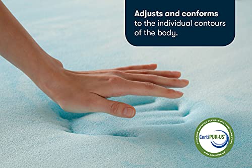 Serta Comfort Cool 1.5-in Gel Memory Foam Mattress Topper, King