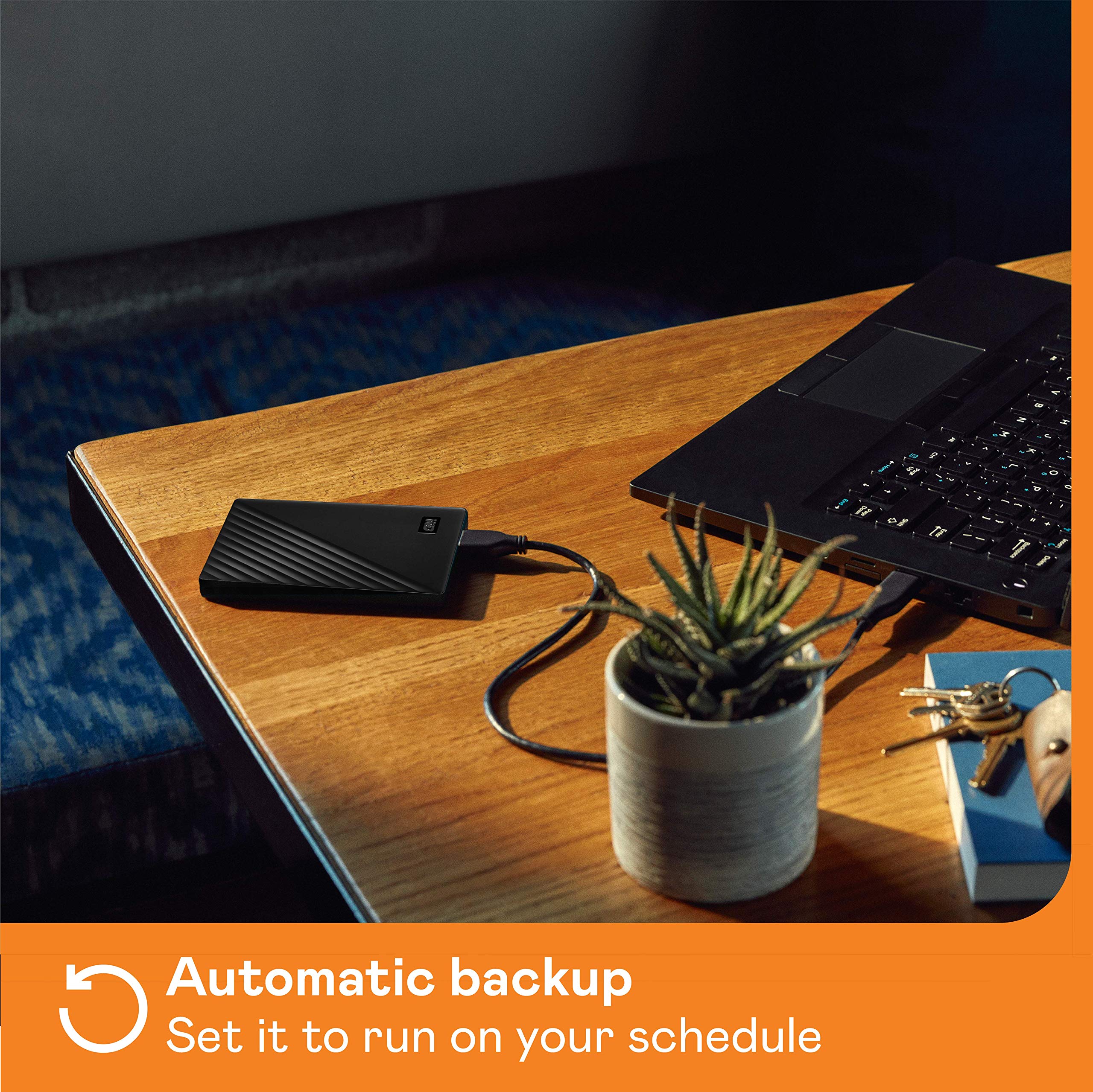 WD 1TB My Passport Portable External Hard Drive, Black - WDBYVG0010BBK-WESN (Renewed)