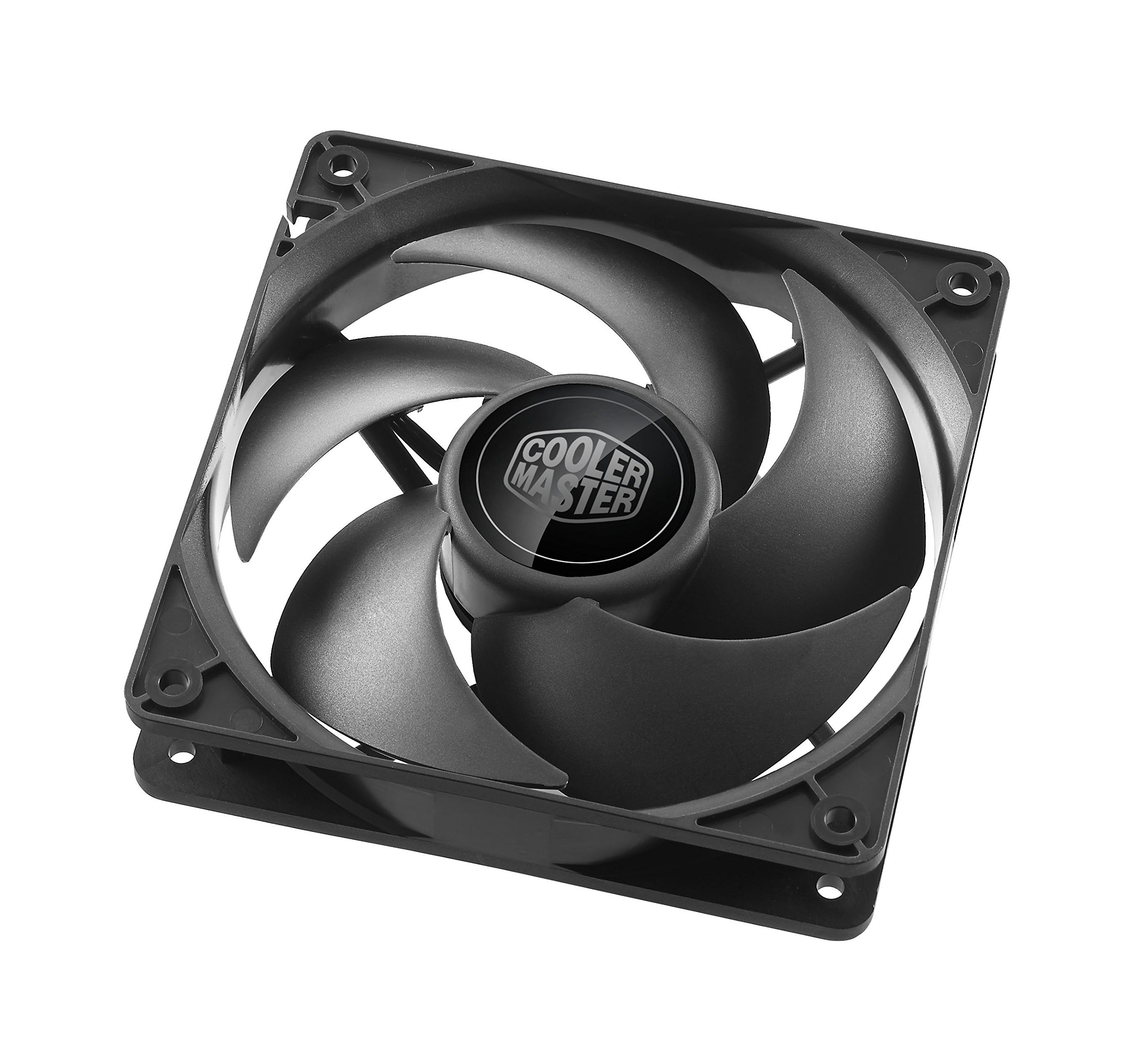 Cooler Master Silencio FP 120 PWM Case & Cooling Fan (4-Pin) - 120 mm Ultra-Quiet Fan (6.5-14 dBA), Sealed Loop Dynamic Bearing (LDB), Exclusive Silent Driver IC, Jam Sensor, MTTF 160K hrs - Black