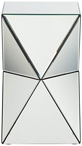 Christopher Knight Home Aami Mirrored Side Table, Clear / Mirror