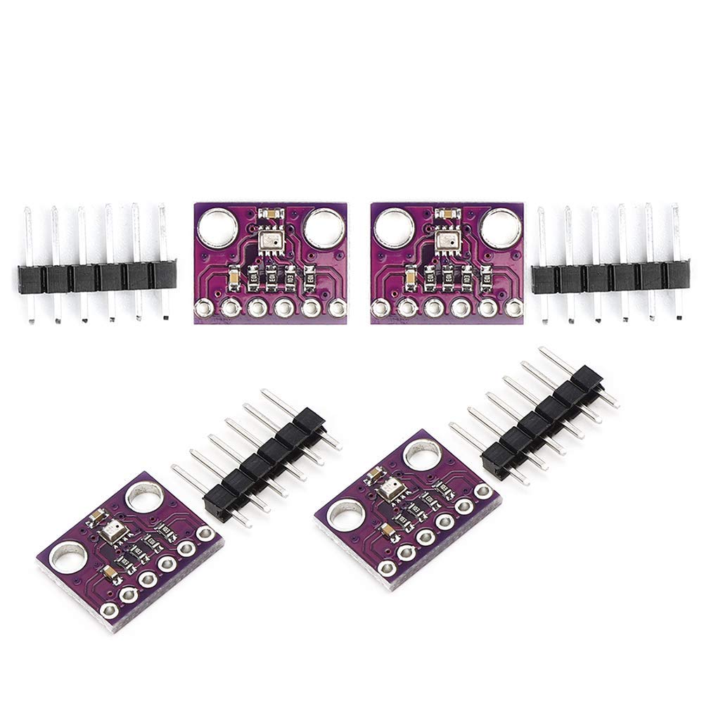 Jeanoko 4PCs 300-1100 hPa GY‑BMP280‑3.3 Atmospheric Pressure Sensor Temperature Sensor Electronic Components with Clearly Marked