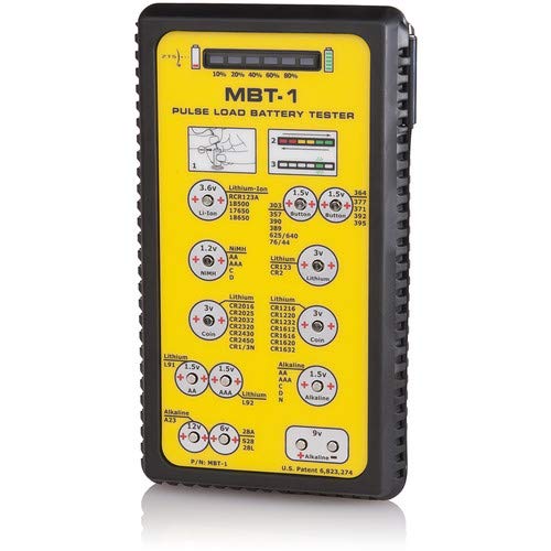 ZTS Multi Battery Tester - ZTS MBT-1 [Newest Version] with Pouch & Cleaning Cloth Kit