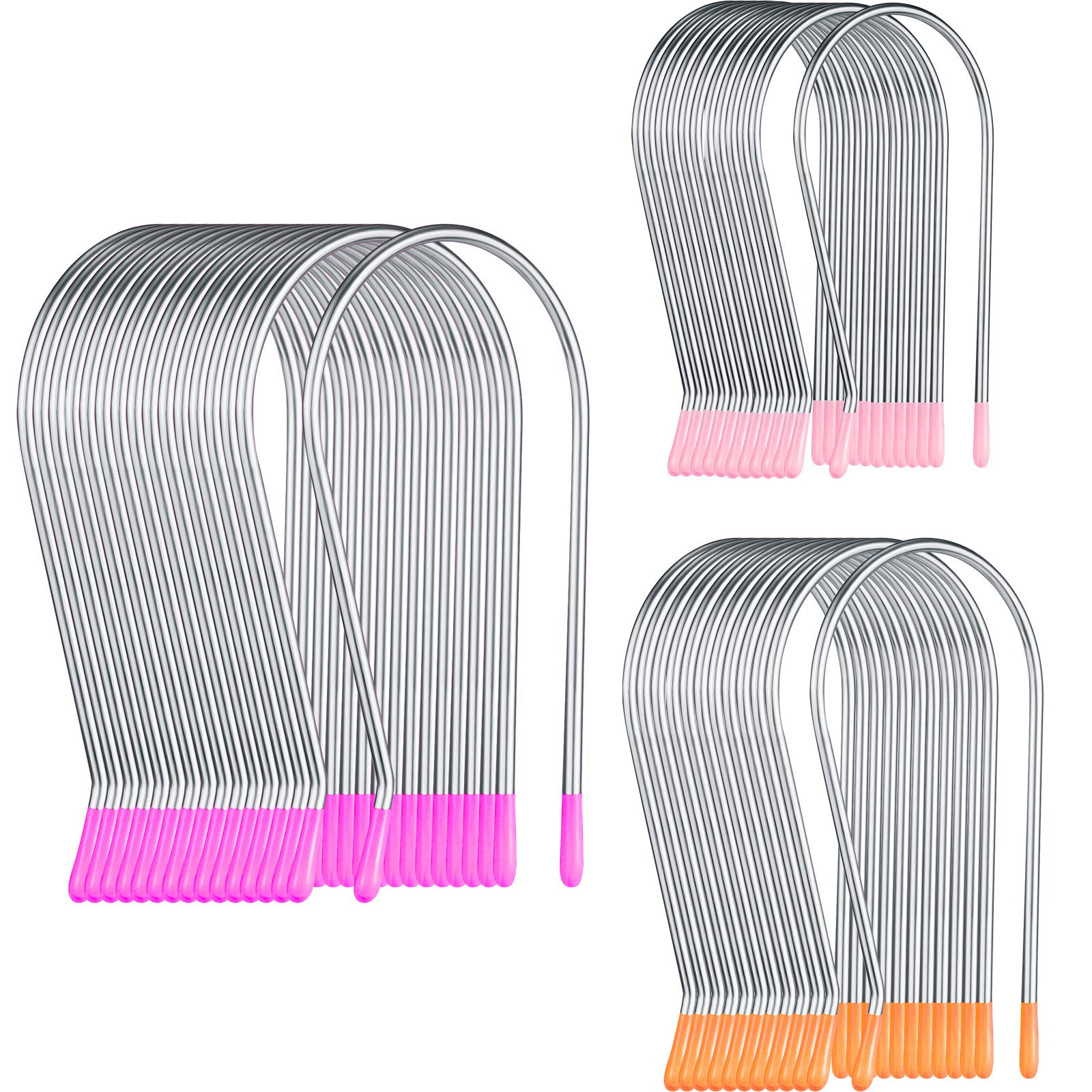 40 Pieces Assorted Hot Roller Clips Large, Medium and Small Hot Rollers, Fits Most Rollers and Curlers, 3 Sizes