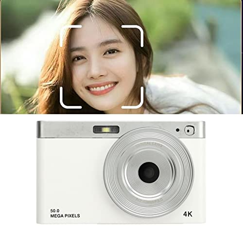 4K HD Digital Camera, 2.88 Inch Digital Camera with 16X Digital Zoom, Builtin Fill Light for Photography