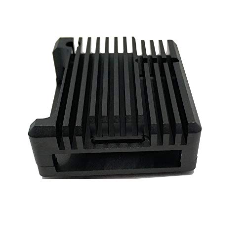 ZkeeShop Aluminum Case Alloy Armor with Cooling Heatsink Compatible for Raspberry Pi 3 Model B,Pi 3 B+,Pi 2 Model B(Not Include Raspberry Pi Board) (Without Fan)