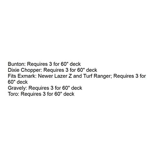 6PK Blades 91-264 60" Fits
