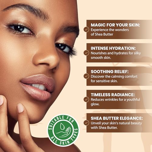Raw African Shea Butter 32 oz. Bulk 100% Pure Natural Unrefined IVORY - Imported From Ghana - Ideal Moisturizer For Dry Skin, Body, Face And Hair Growth. Great For DIY Soap and Lip balm Making.