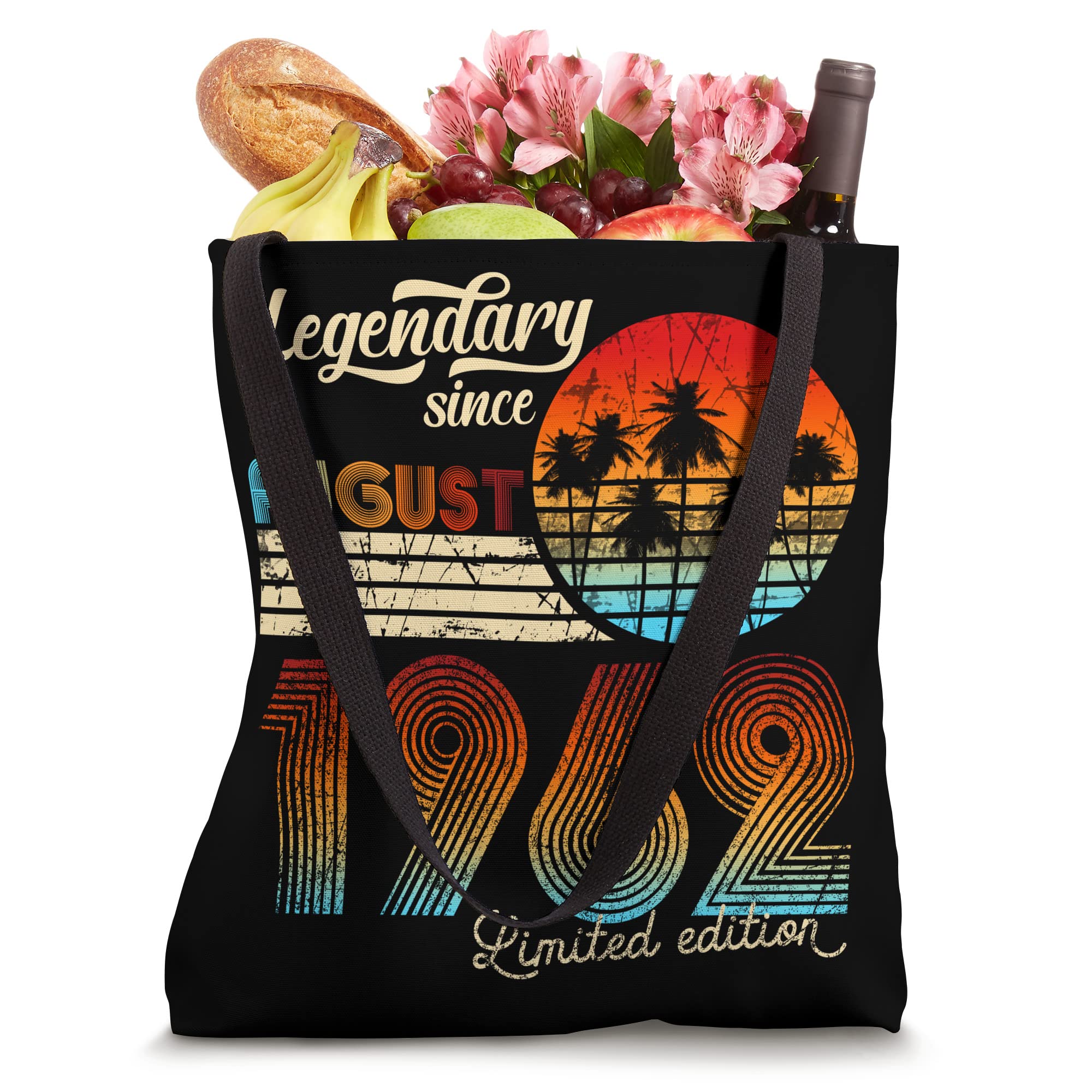 60. Birthday 60 Legendary Since August 1962 Gift Tote Bag