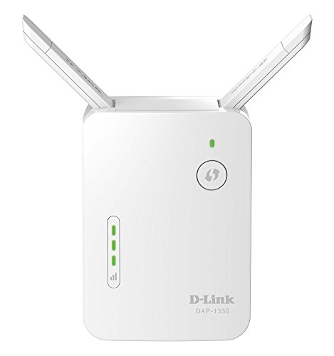 D-Link Wifi Extender N300 Range Wall Signal Booster Ethernet Wireless Internet Network Repeater (DAP-1330)