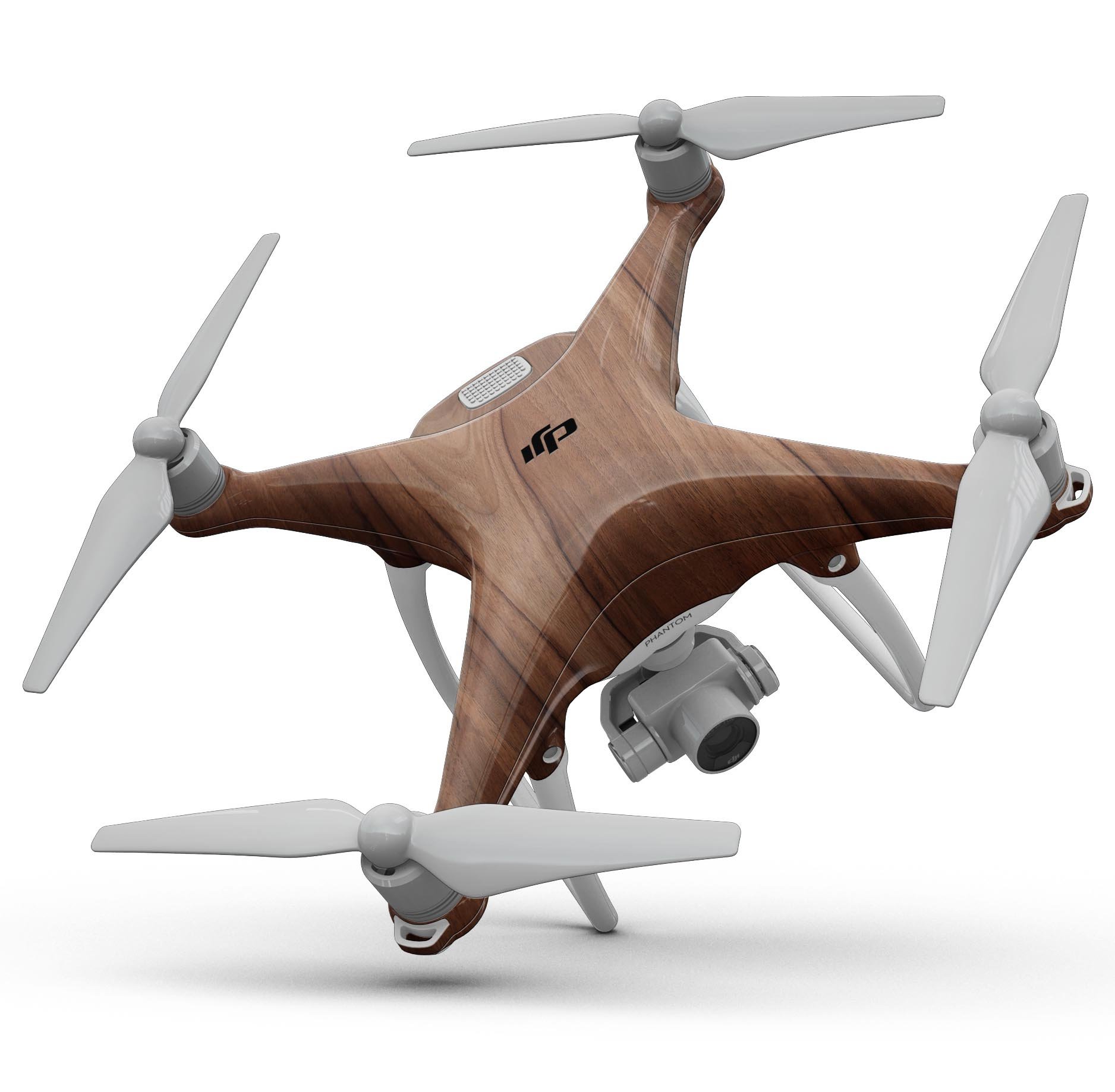 Design Skinz Design Skinz Smooth-Grained Wooden Plank Full-Body Wrap Decal Skin-Kit Compatible with The Drone DJI Phantom 4 Pro