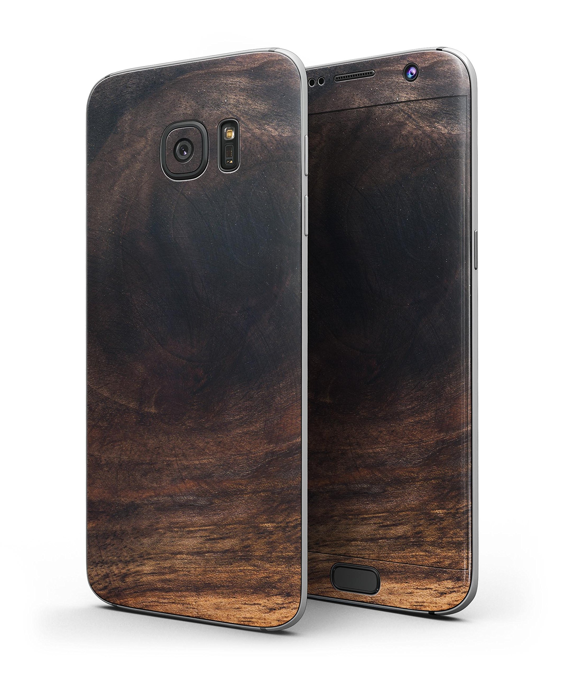 Design Skinz Design Skinz Knotted Rich Wood Plank Full-Body Wrap Decal Skin-Kit for The Galaxy S9