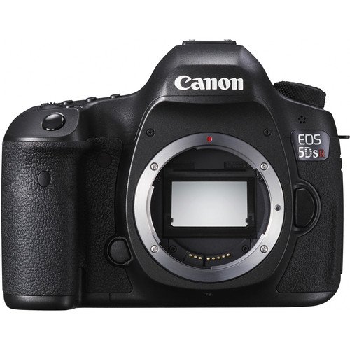 Canon EOS 5DS R DSLR Camera(Body Only) Bundle with 64GB Memory Card + Carrying Case + Spare Battery + More - International Version