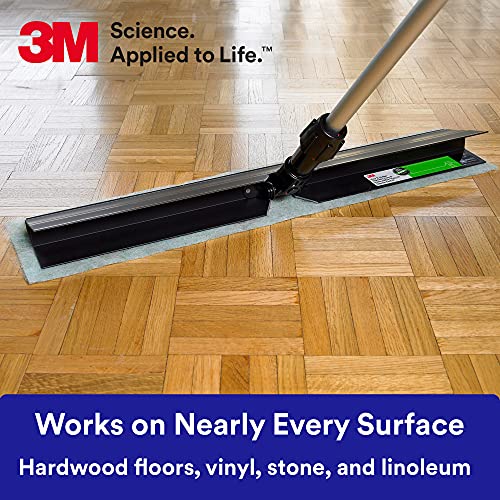 3M Easy Trap II Holder Flip Holder for 3M Easy Trap Duster Sweep and Dust Sheets, 35β Hook and Loop, Dust Remover Sweeper Mop Head, For Gyms, Bathrooms, Commercial Floors, 55936