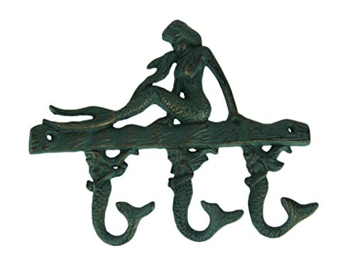 GSM Cast Iron Mermaid Coat Rack