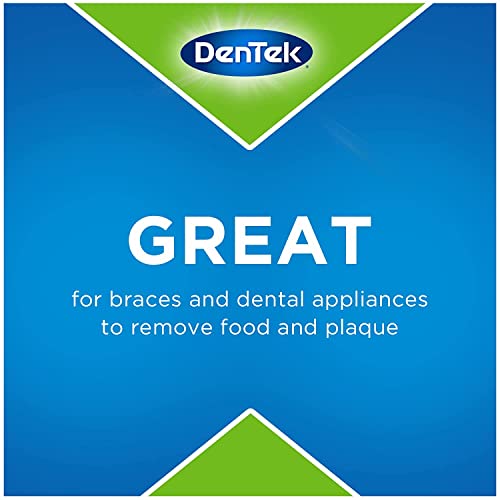 DenTek Slim Brush Interdental Cleaners | Slim Brush for Extra Tight spaces | 32-Count | 1-Pack