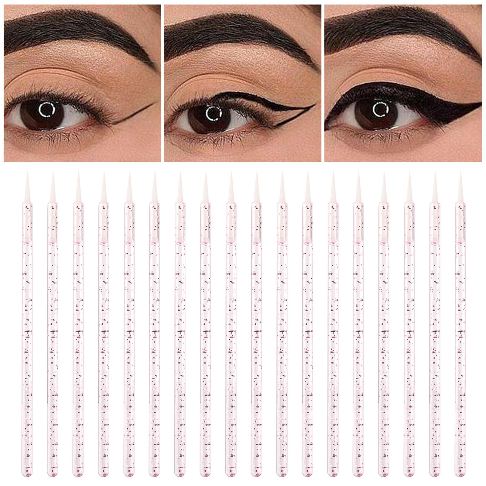 400PCS Disposable Mascara Wands Eyelash Brush and Micro Applicator Brush, Makeup Applicators Brushes Tools Kit for Eyelash Extension Pink