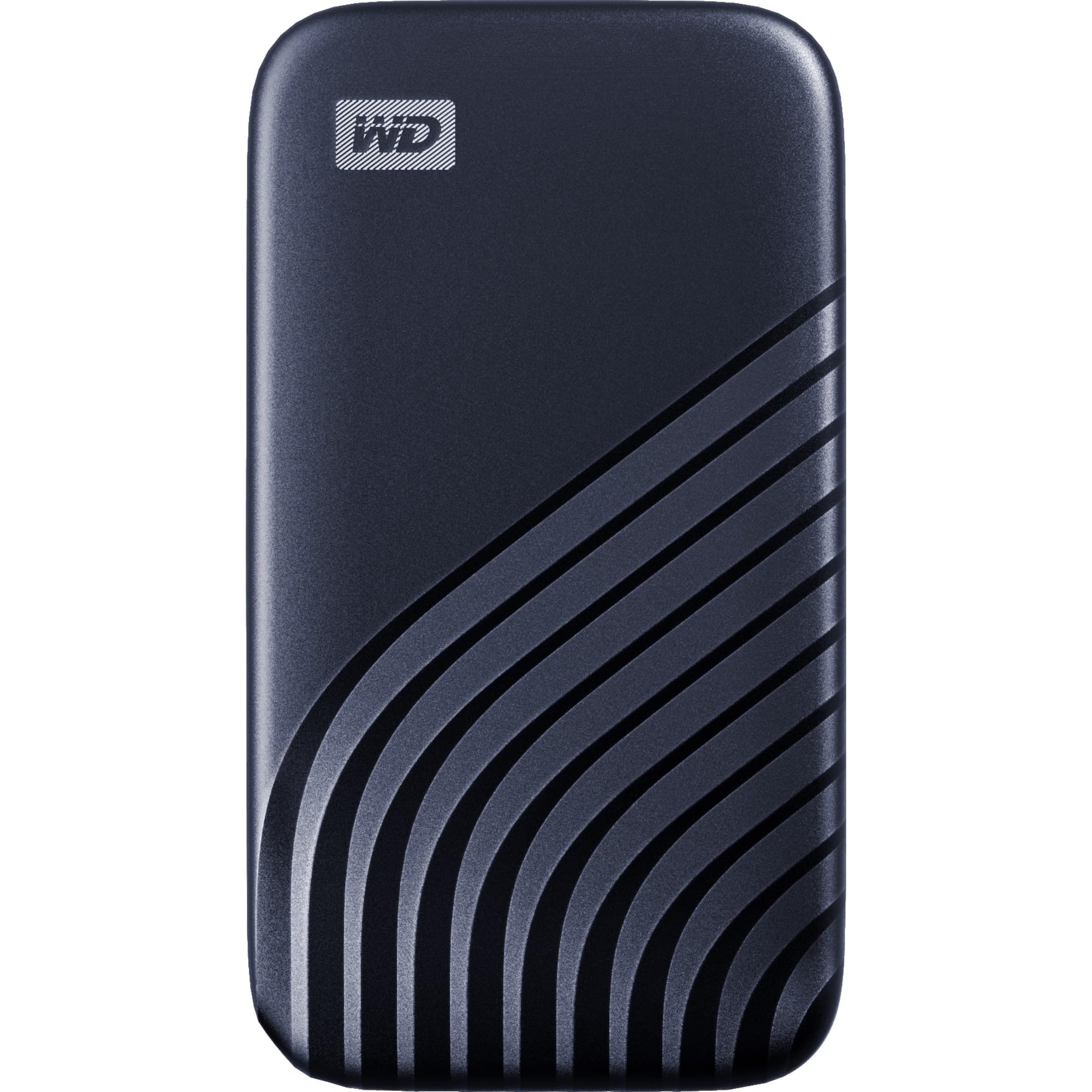 WD 1TB My Passport Portable SSD, External NVMe Solid State Drive, USB-C, up to 1050 MB/s, Works with PC, Xbox and PlayStation, 2-Meters Drop Resistance, Midnight Blue