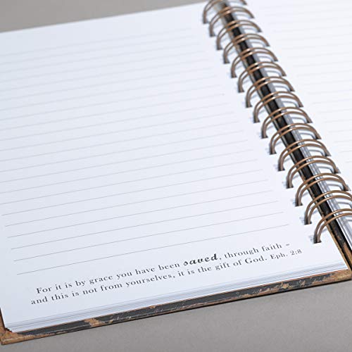 Christian Art Gifts Large Hardcover Notebook/Journal | Hope As An Anchor β Hebrews 6:19 Bible Verse | Vintage Inspirational Wire Bound Spiral Notebook w/192 Lined Pages, 6β x 8.25β