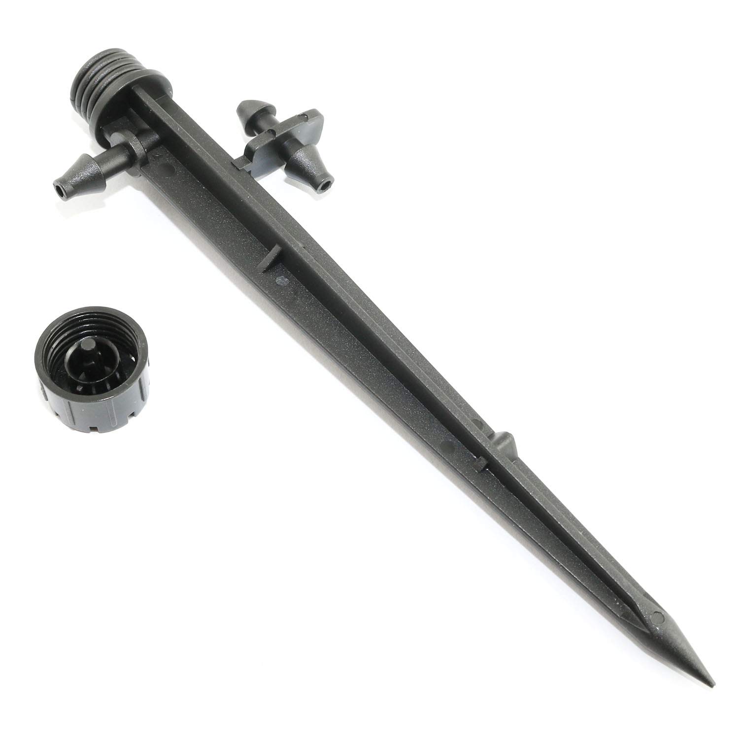 DGZZI 20pcs Adjustable Irrigation Drippers Garden Sprinkler 360 Degree 8 Holes Water Flow Irrigation Drippers Connector for 4/7 MM Tube