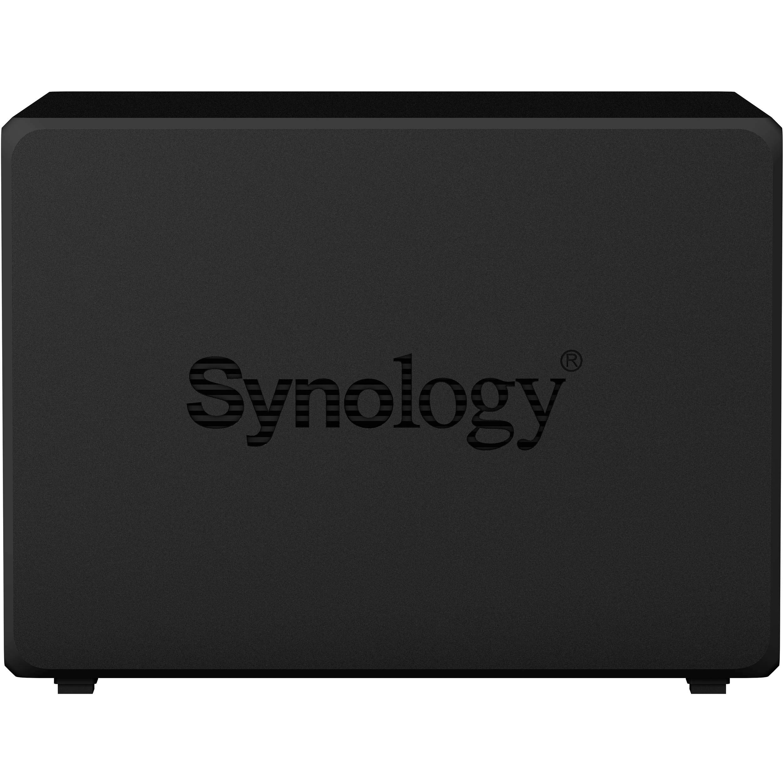 Synology DiskStation DS920+ NAS Server with Celeron 2.0GHz CPU, 8GB Memory, 16TB SSD Storage, 1TB M.2 NVMe SSD, 2 x 1GbE LAN Ports, DSM Operating System