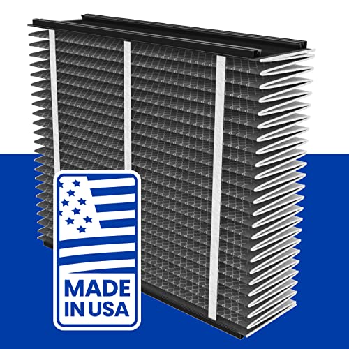 AprilAire 413CBN Replacement Filter for AprilAire Whole House Air Purifiers - MERV 13 with Carbon, Healthy Home Allergy + Odor Reduction, 16x25x4 Air Filter (Pack of 2)