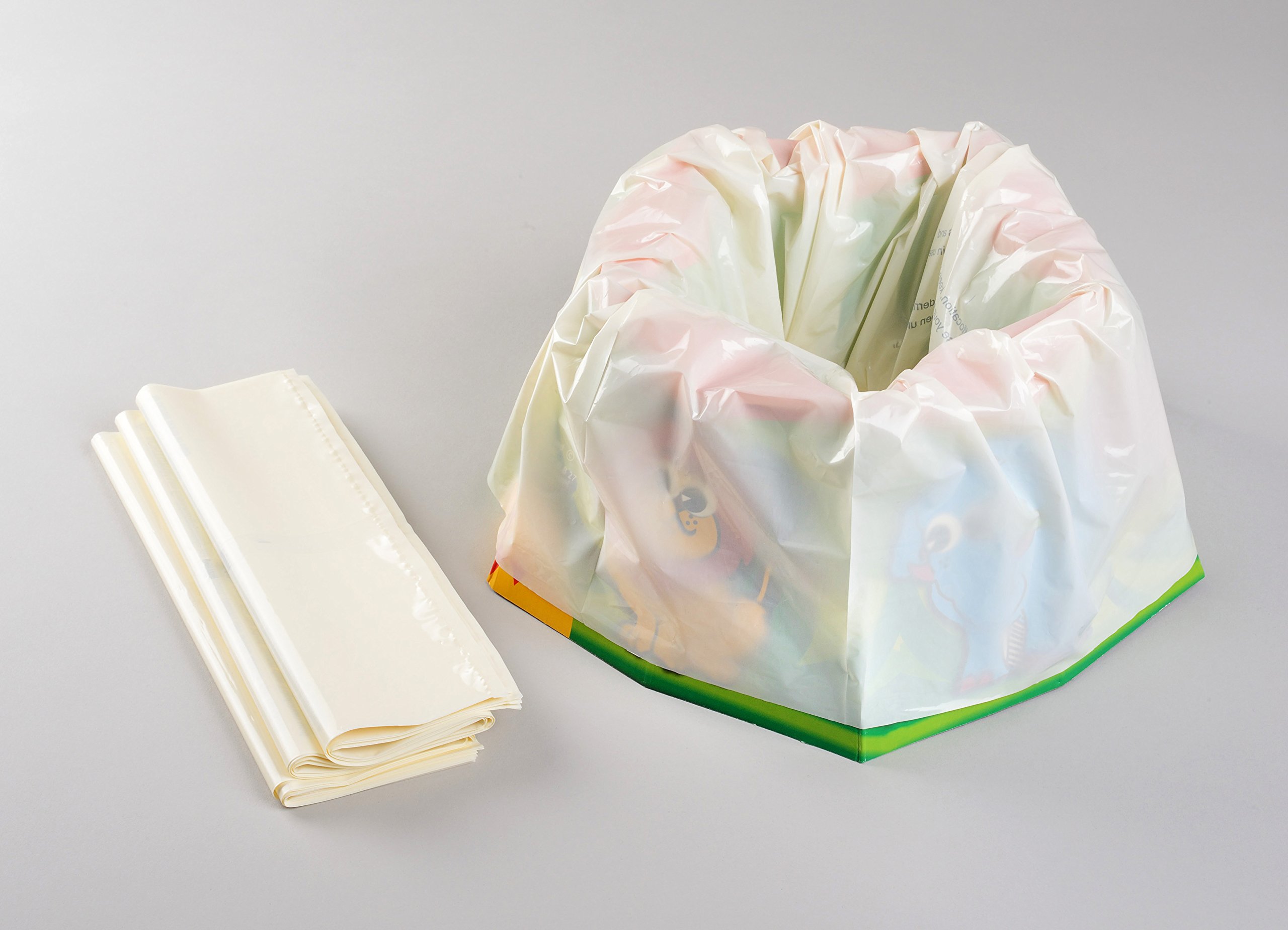COMFYDO! Travel Potty Foldable and Disposable Children Potty Training (Color)