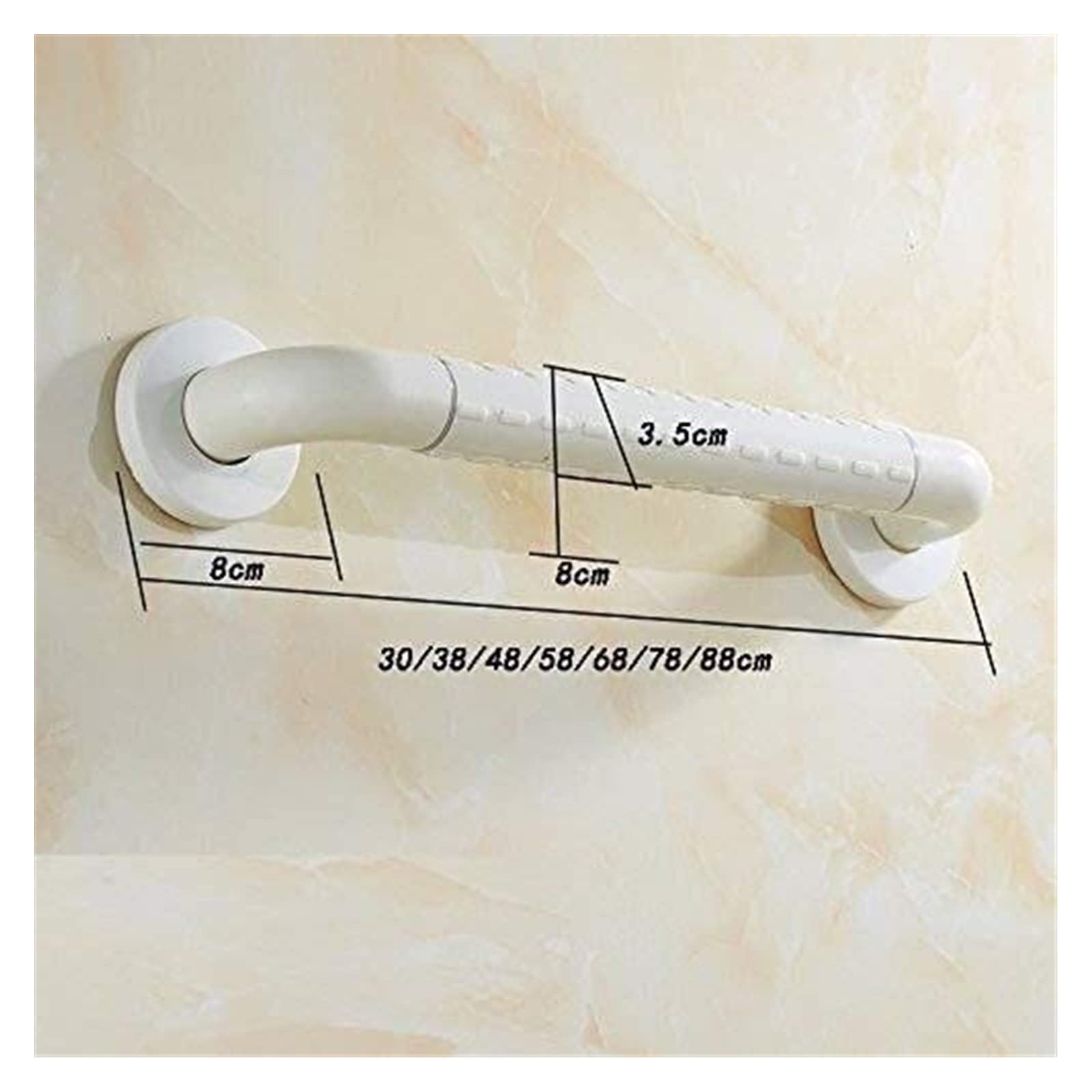 ALDEPO Grab Bars Grab Rail Safety Handle Pregnant Women The Disabled Children and The Elderly Bath Toilet Kitchen Stairway Handrail (Color : Light Green, Size : 30CM)