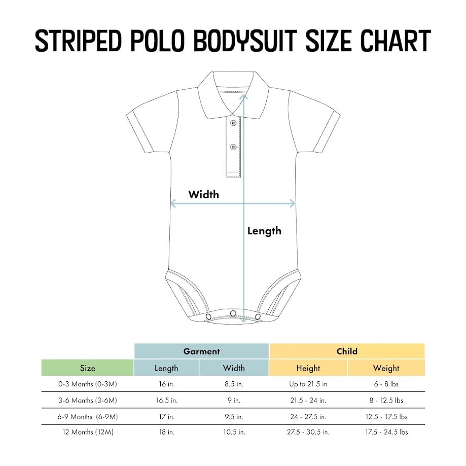 Creative Knitwear Notre Dame University Leprecaun Newborn Striped Polo Bodysuit, Navy, 3-6 Months
