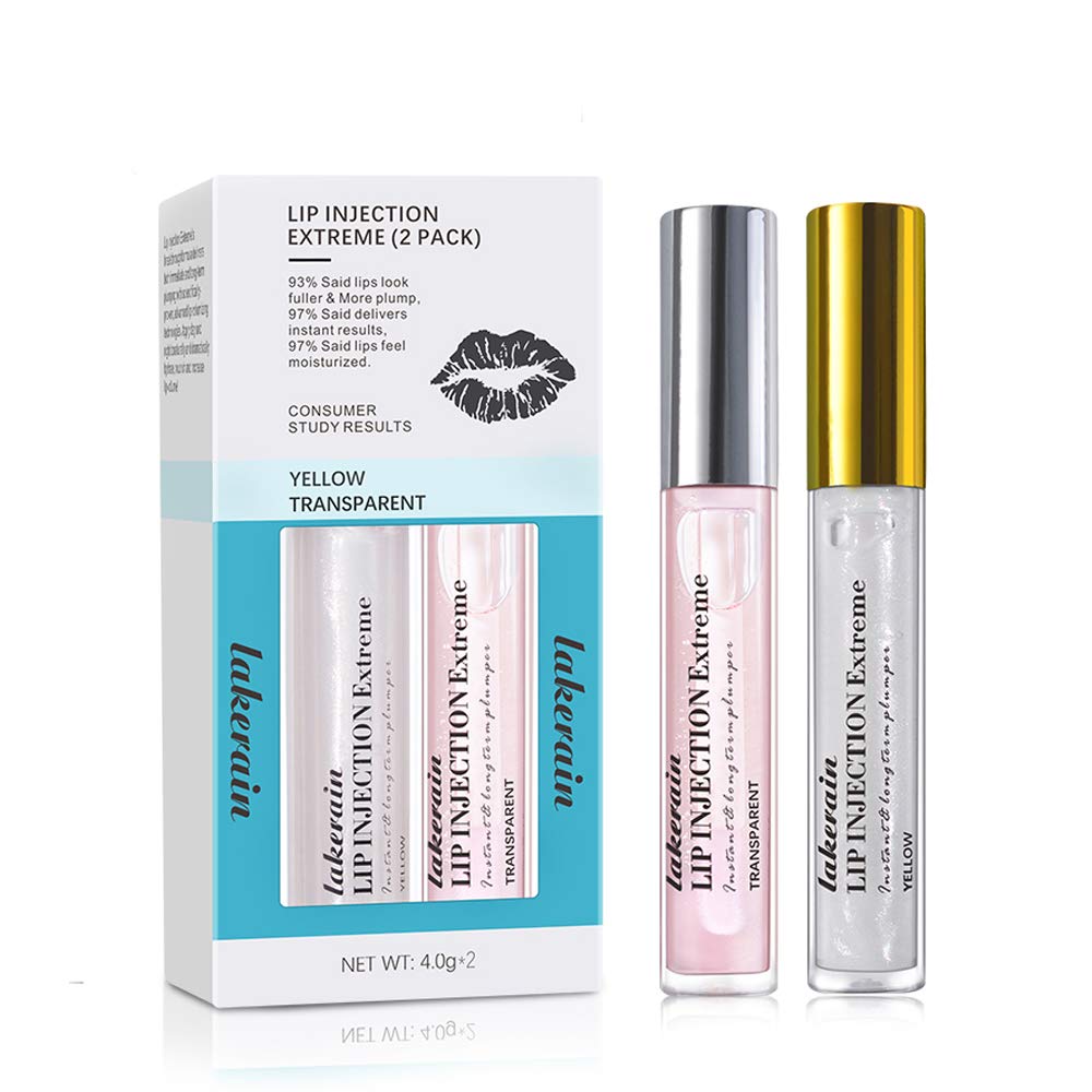 Natural Lip Plumper and Lip Care Serum,,Day and Night Lip Plumper ,Lip Injection Extreme Instantly Sexy Lips Plumping Lip Gloss,Lip Plumper That Really Works