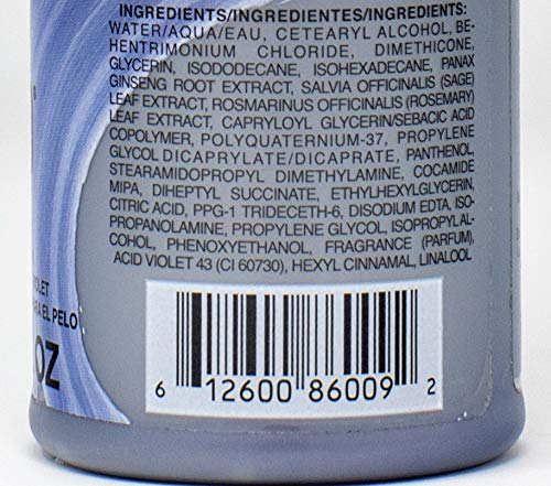 MANIC PANIC Silver Stiletto Toning Conditioner - Purple Conditioner For Pale, Platinum Blondes, Grey, Blue, And Purple Hair Color - Tones Brassiness (8oz)