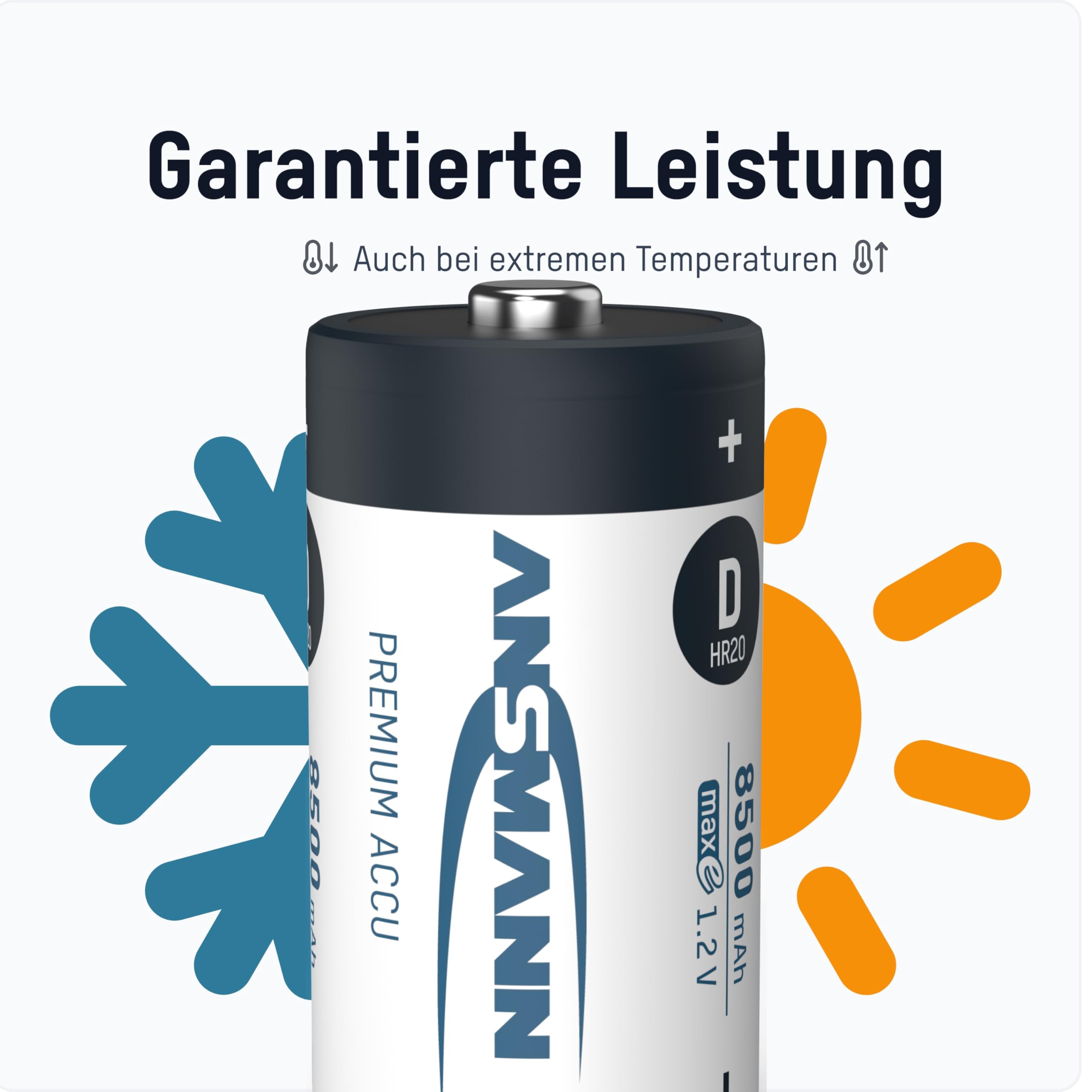 Ansmann Max-E D 8500 mah 2pk 5035362/01