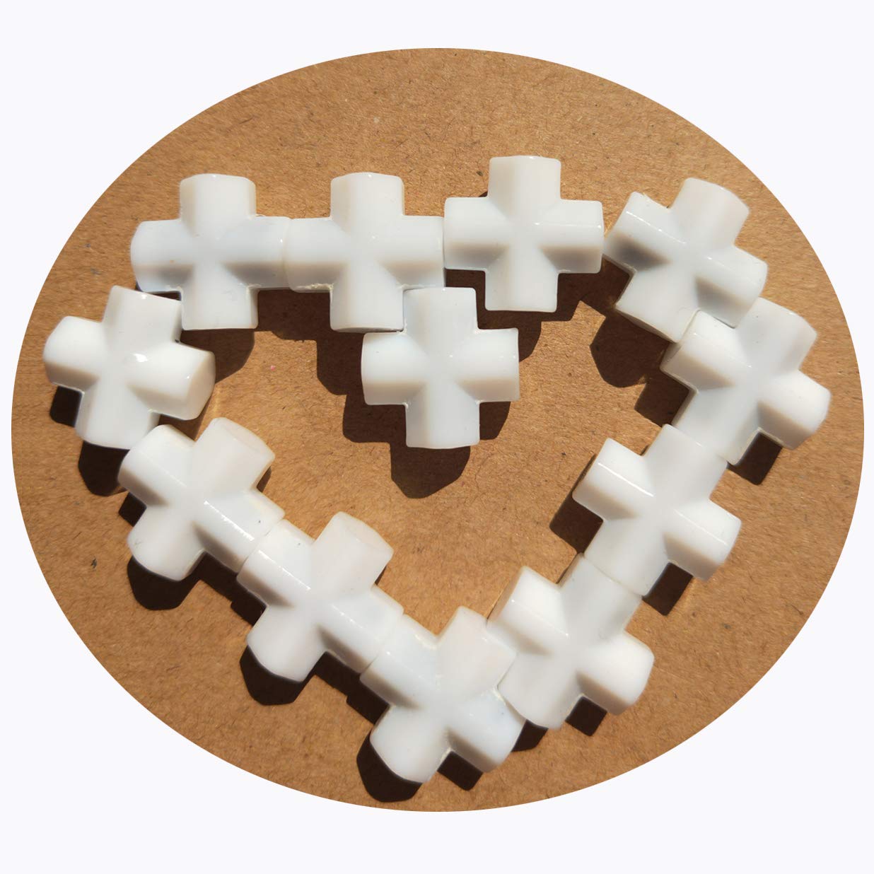 Magnetic Stirrer Stir Bar PTFE Magnetic Mixer Stir Bars Cross Shape (8X15mm, 5PCS)