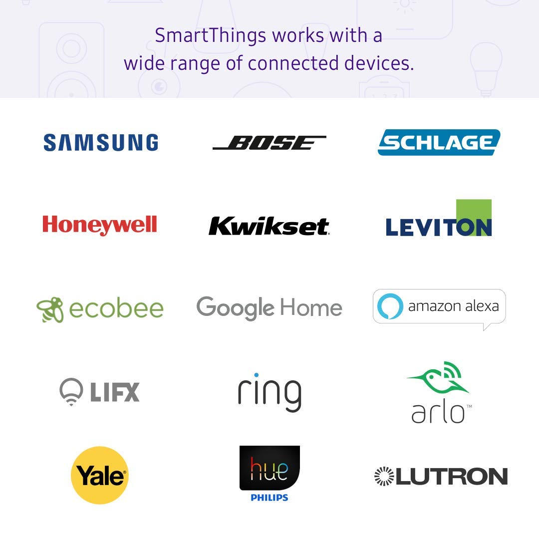 Samsung SmartThings WIFI Mesh Router Range Extender SmartThings Hub Functionality Whole-Home WIFI Coverage (Renewed)