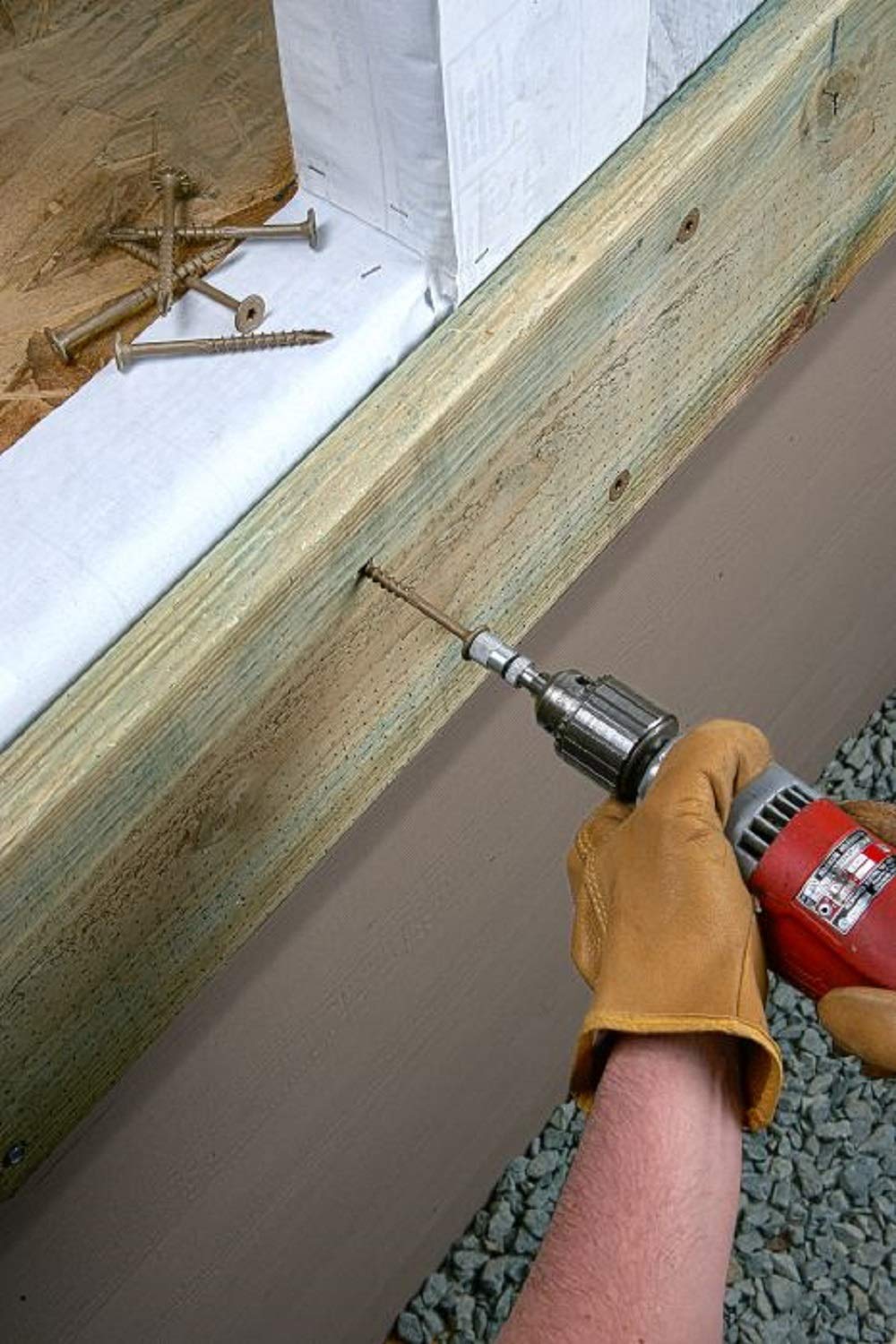Simpson Strong Tie SDWH191000DB-R12 .195 x 10 in. Hex Head Hex Drive Timber Screw (12-Pack)