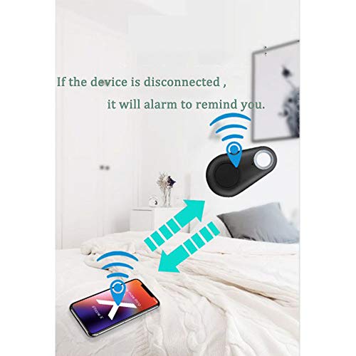 KUTTXRAS Smart Key Finder Pet Tracker Wireless Anti Lost Alarm Sensor Bidirectional Positioning for Kids，Forgetful and Old People-4 Pack with Detailed Instructions for Use