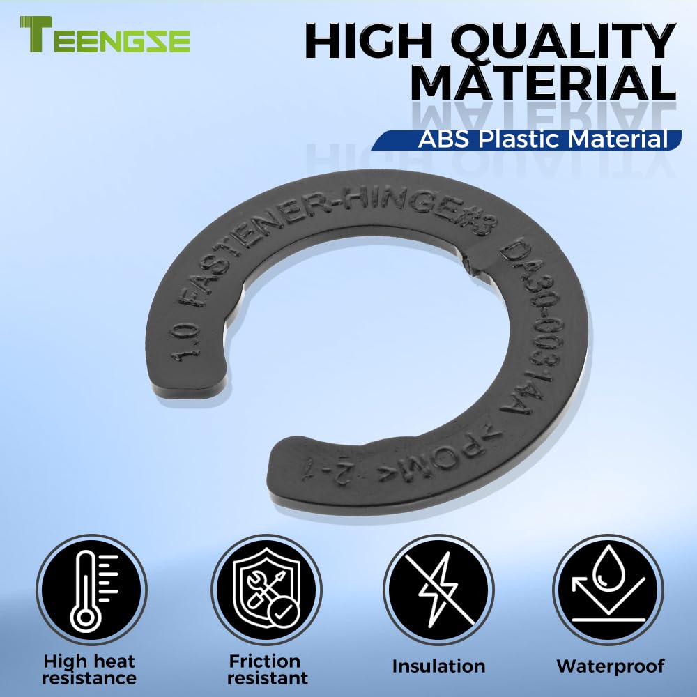 TEENGSE DA99-04158A Hinge Shim Kit, Refrigerator Door Height Adjustment Shim Kits, 4 Different Thickness Refrigerator Door Shim Replacement for DA60-00314C,3282540,PS6448337 DA99-04158A,AP5668209
