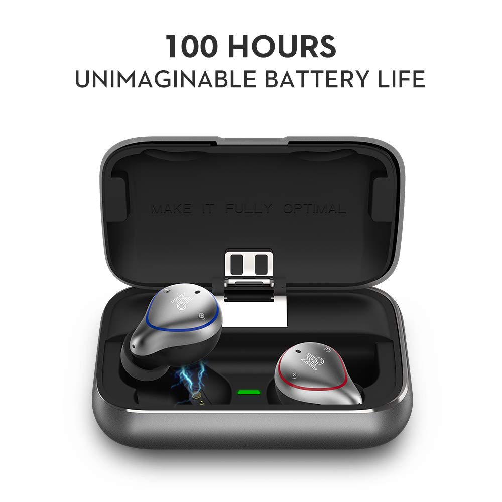 True TWS Stereo Wireless Earbuds 05 Plus by MIFO,APT-X Bluetooth 5.0 Wireless Sport Headphones with 2600mAh Charging Case,CVC6.0 Deep Bass Wireless Earphones Bulit-in Mic Headset, One-Step Pairing