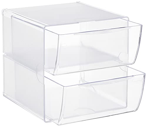 Deflecto Stackable Cube Organizer