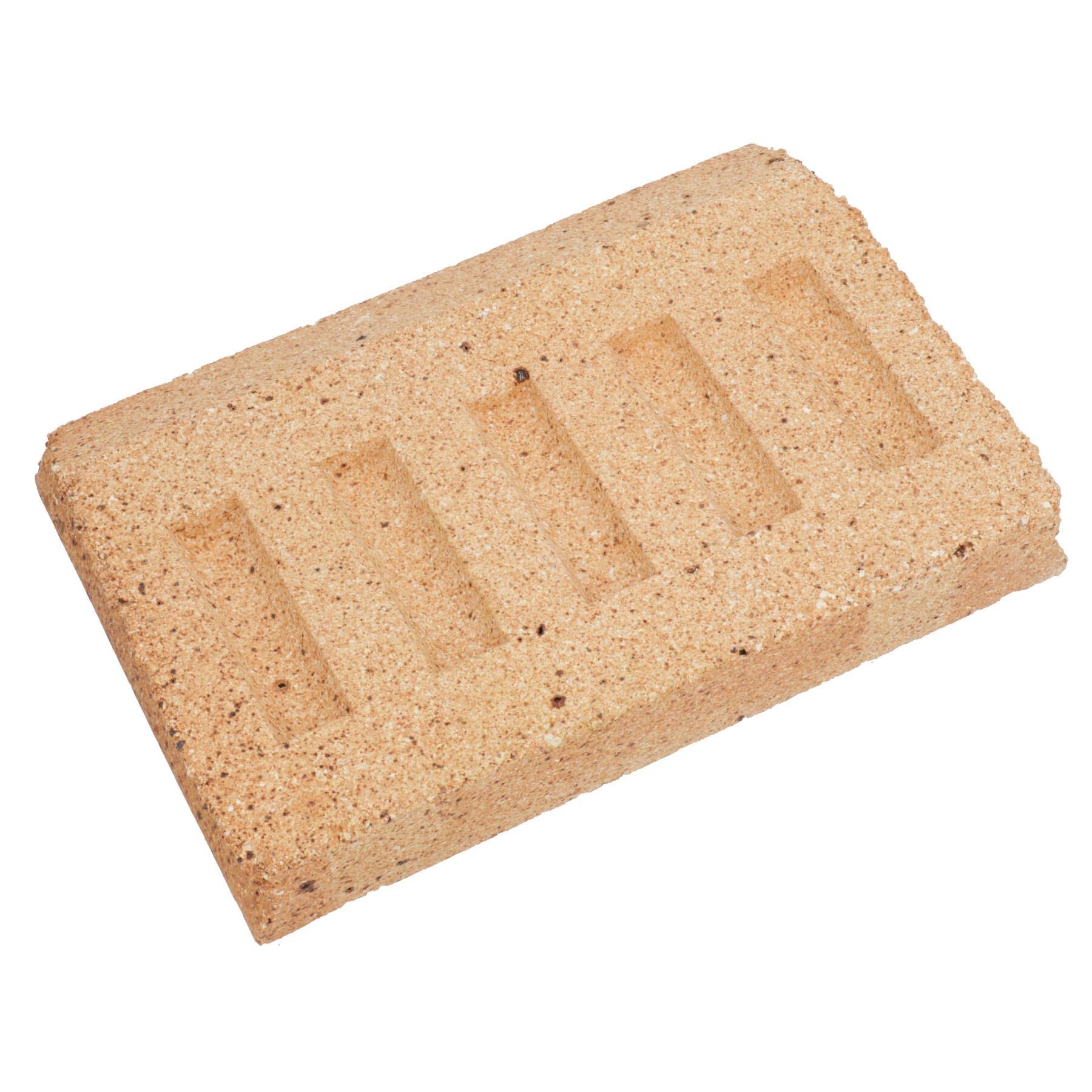 AB Tools Fire Brick Back Coal Log Heat Saver Wood Burner Fire Place Pit 16" Grate BBQ