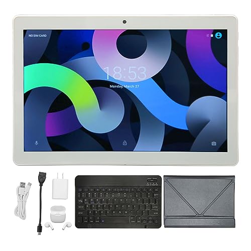 4G LTE Tablet, for Android12.0 10 Core CPU Smart Tablet 12+256GB 8+20MP Dual Camera 100 to 240V US Plug High Resolution Screen for Study (US Plug)