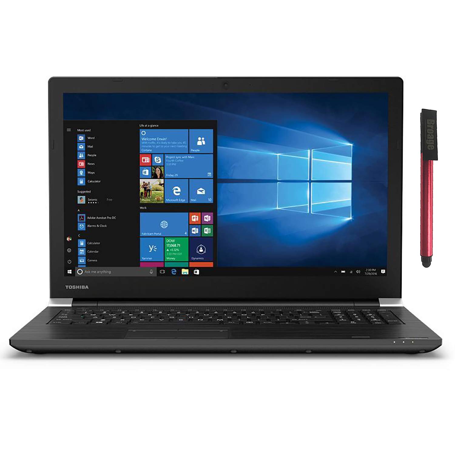 Toshiba Dynabook Satellite Pro L50-G Business Computer, 15.6" FHD Laptop, Intel Quard-Core i7-10510U, 32GB DDR4 RAM, 1TB PCIe SSD, GeForce MX250 2GB, WiFi, Windows 10 Pro, BROAGE Conference Camera